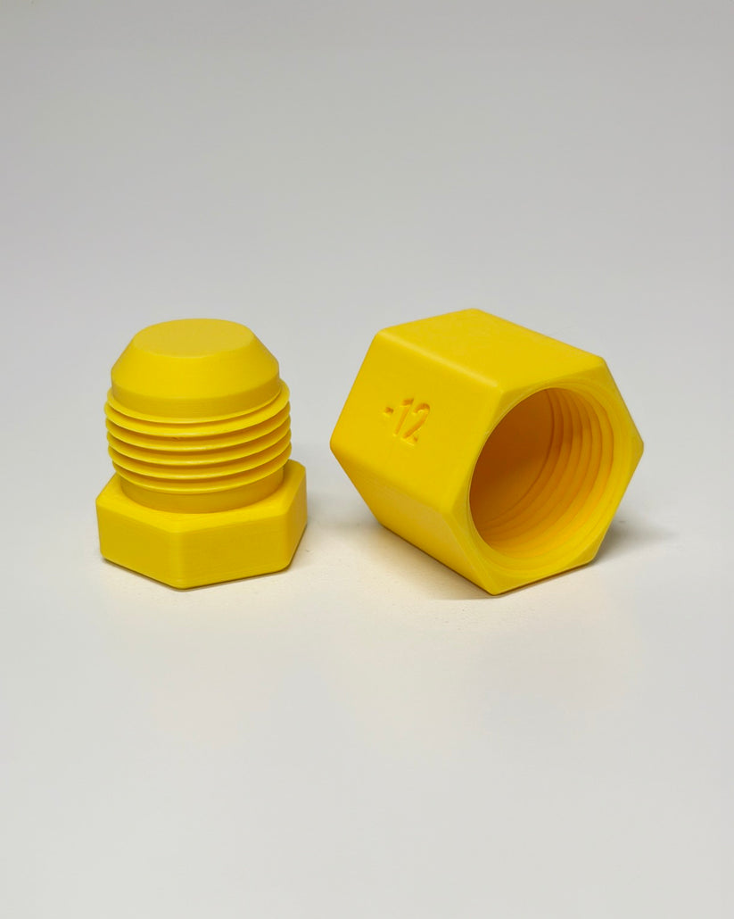 HydraCap - JIC Plug & Endcap Set – 37° Flare – Blacktop Products